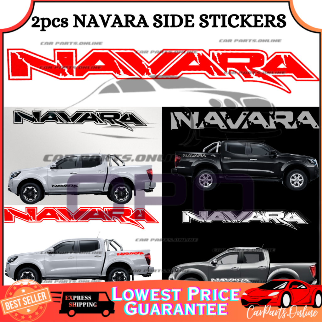 CPO 1Pc NISSAN NAVARA Car Decals Sticker Design for Side Doors Car Side ...