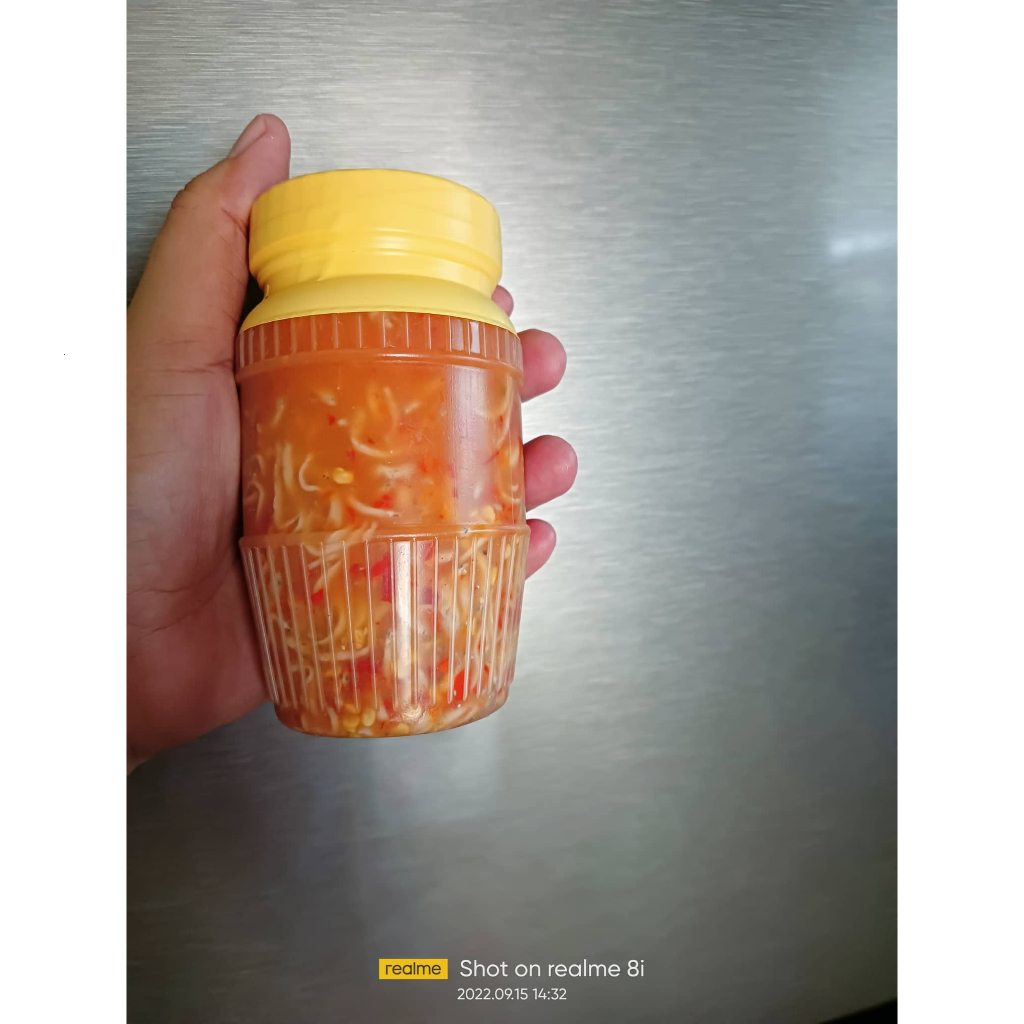 230ML plastic jar tugnos ginamos(spicy, regular tugnos and black lopoy ...