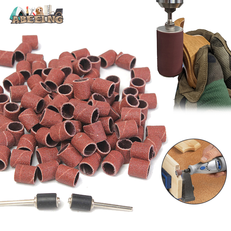 102 Pieces Sanding Drum Set for Dremel Rotary Tools With 1/2 3/8 1/4 ...