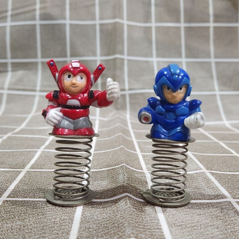 Mega Man / Super Mega Man Spring Toy Figurine 3 inches | Shopee Malaysia