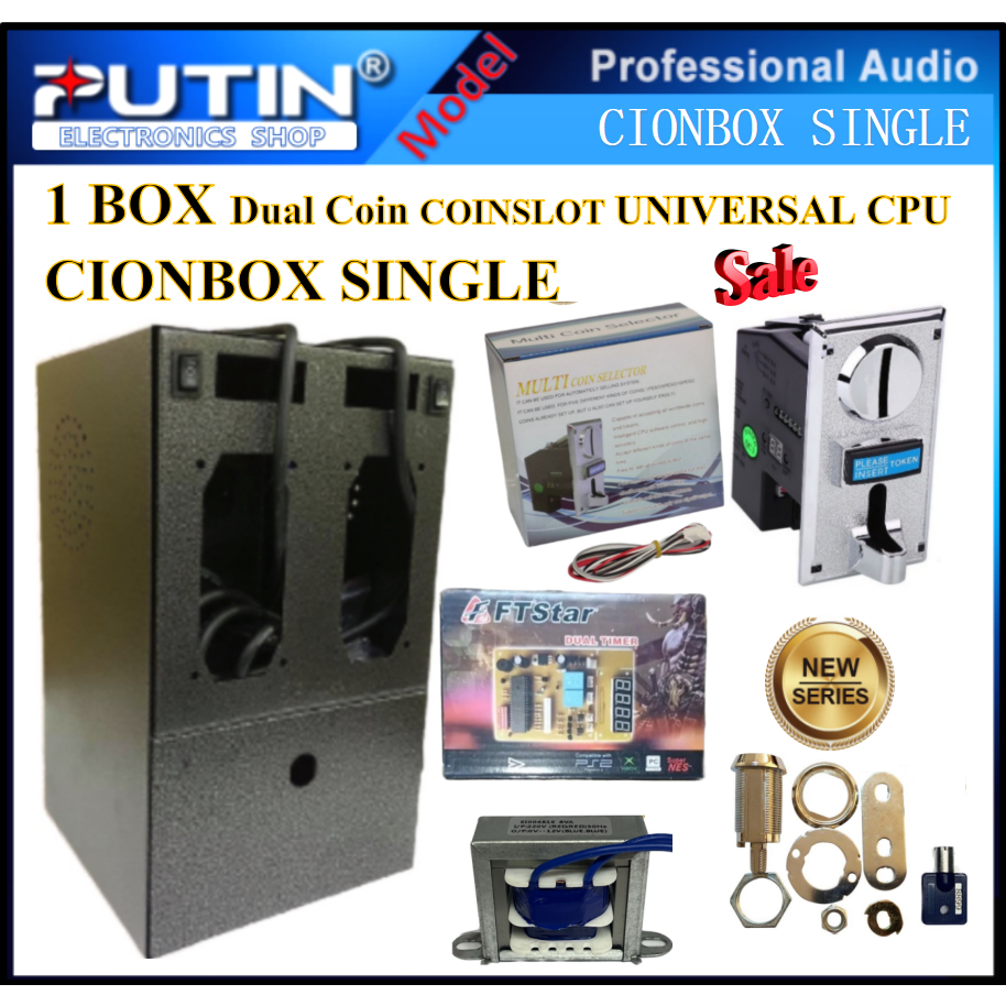 The 1Box Complete Pisonet One Piece w/Parts /High Power Relay Coin Slot ...