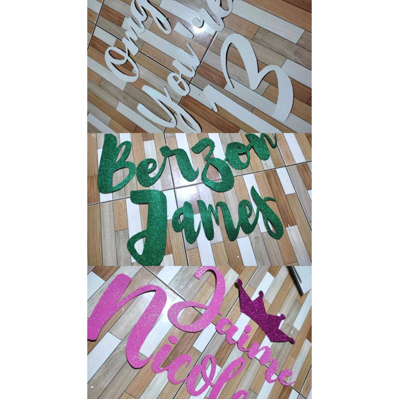 Name backdrop for debut, birthday, christening etc. | Shopee Malaysia