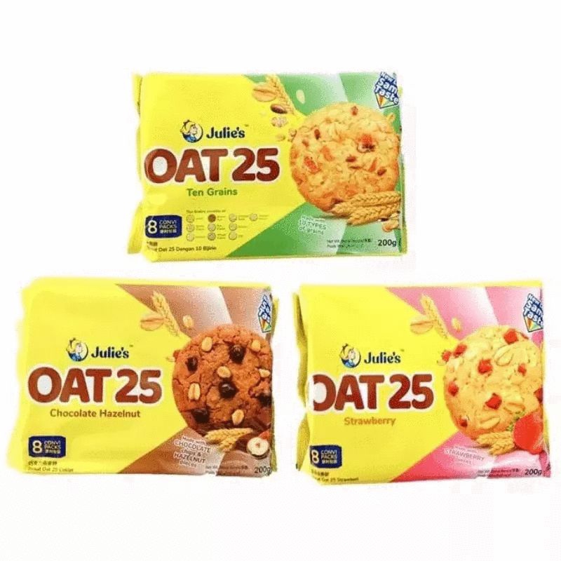 Julie's Oat 25 Cookies 200g (8packs inside) | Shopee Malaysia