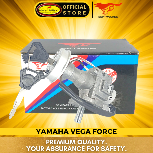 SEPTWOLVES Key Set (Main Switch & Seat Lock) Yamaha Vega Force | Shopee ...