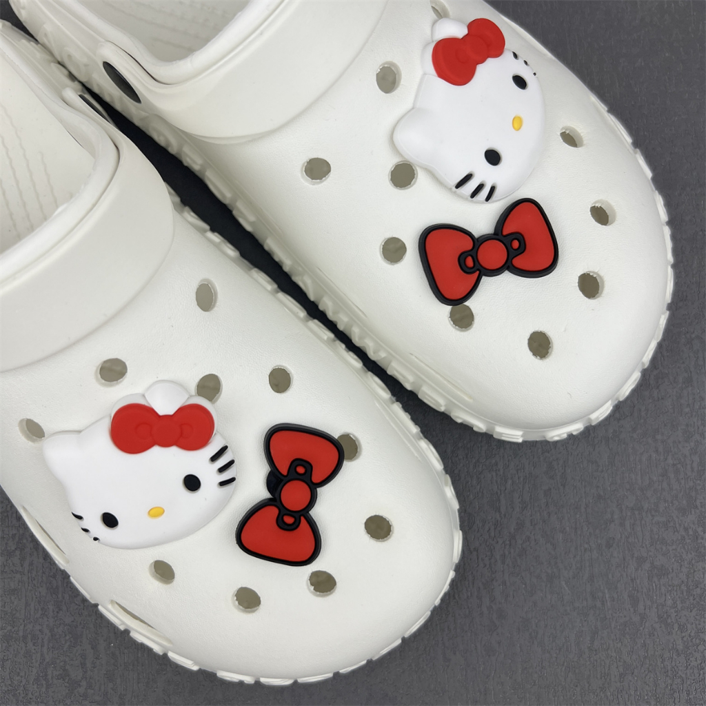 Jibbitz Cartoon set shoe charms Crocs DIY Cartoon Hello Kitty buckle ...