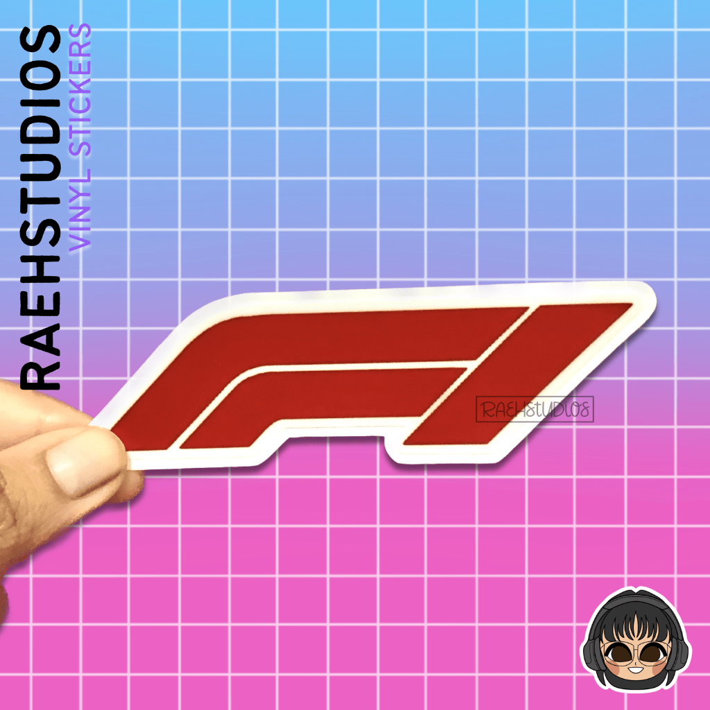 Formula 1 (F1) Logo Sticker | Matte, Waterproof Vinyl Sticker | Shopee ...