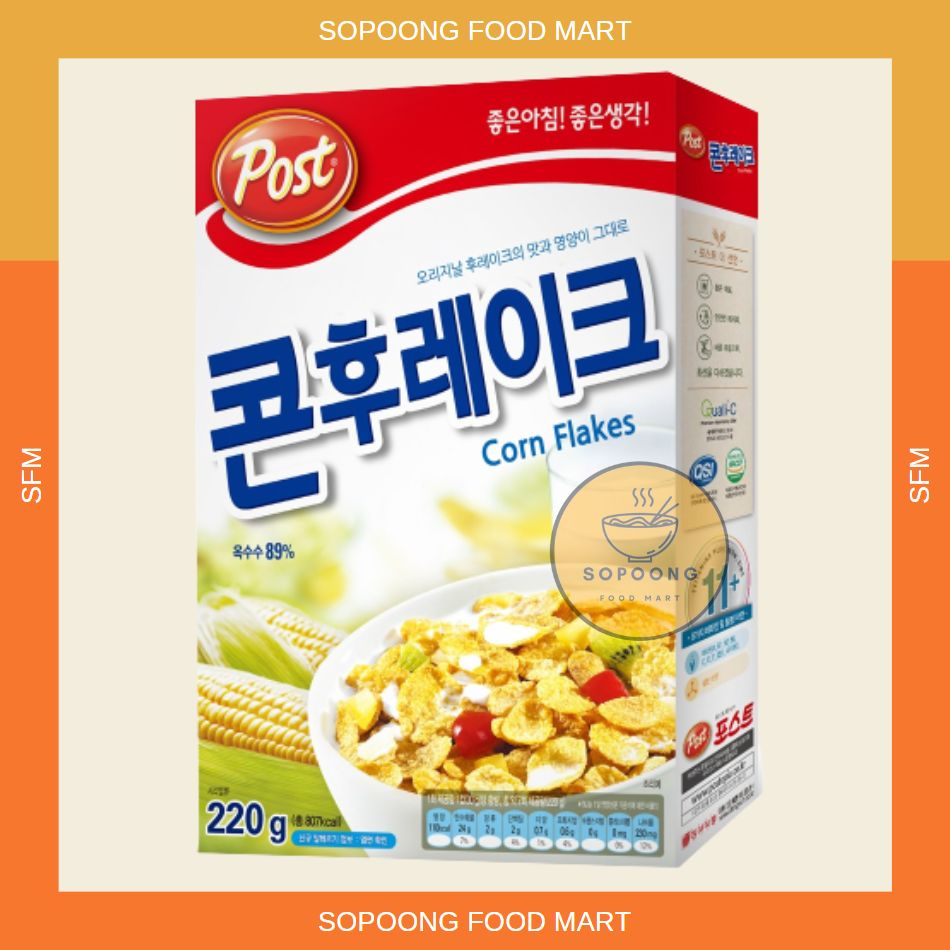 DONGSEO POST Corn Flakes Cereal 220g | Shopee Malaysia