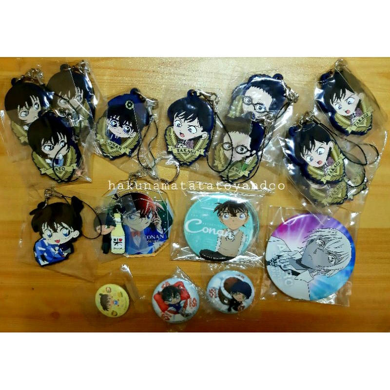 Detective Conan Keychains and Badges items | Shopee Malaysia
