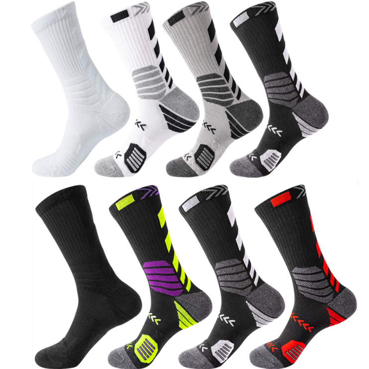 Socks Elite Socks For Men Basketball Long Socks For Men Towel Bottom ...
