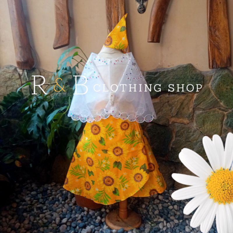 Filipiniana for KIDS alampay style (Pin not included) | Shopee Malaysia