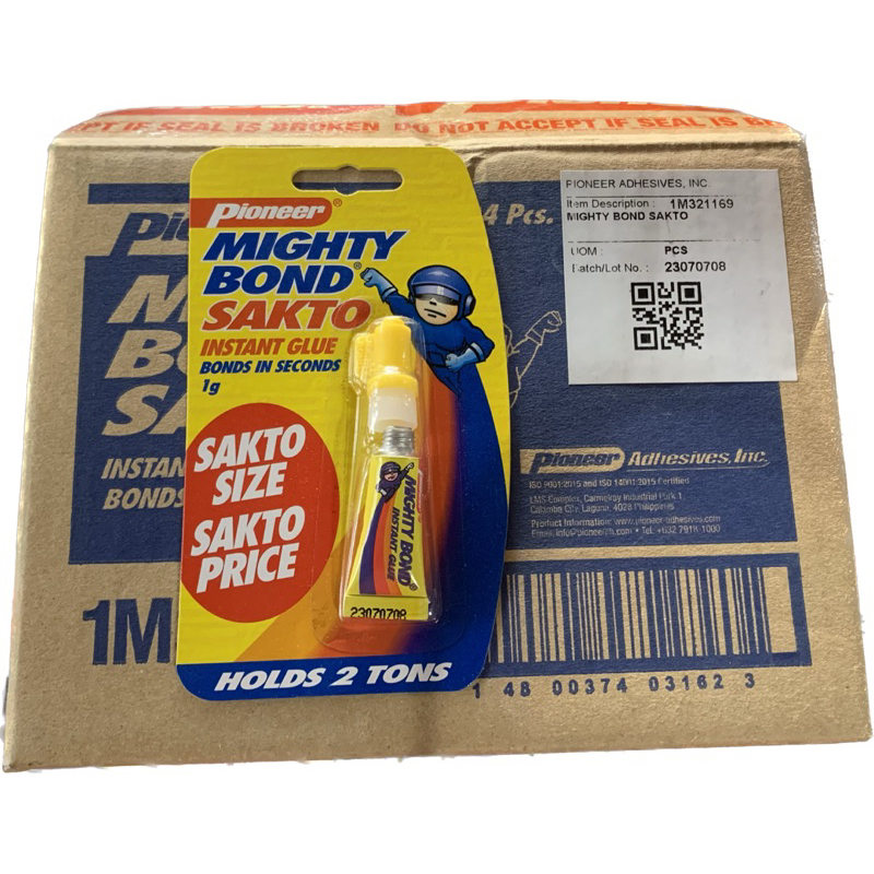 Pioneer mighty bond 1/3 grams cyanoacrylate instant glue | Shopee Malaysia