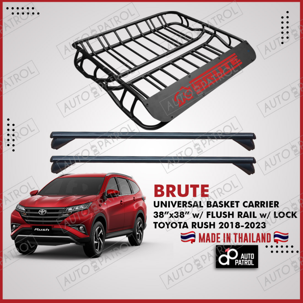 TOYOTA FORTUNER 2016-2023 Brute Roof Rack Basket OFFROAD (version 1) 38 ...