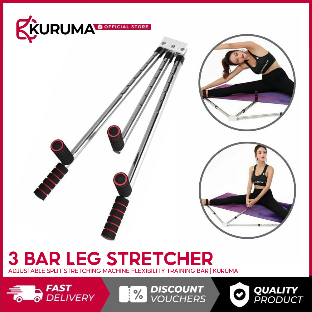 3 Bar Leg Stretcher Adjustable Split Stretching Machine Flexibility ...