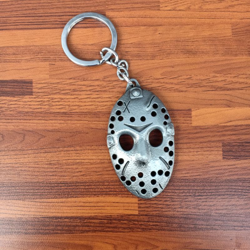 Friday the 13th Jason Voorhees Mask Keychain Metal | Shopee Malaysia