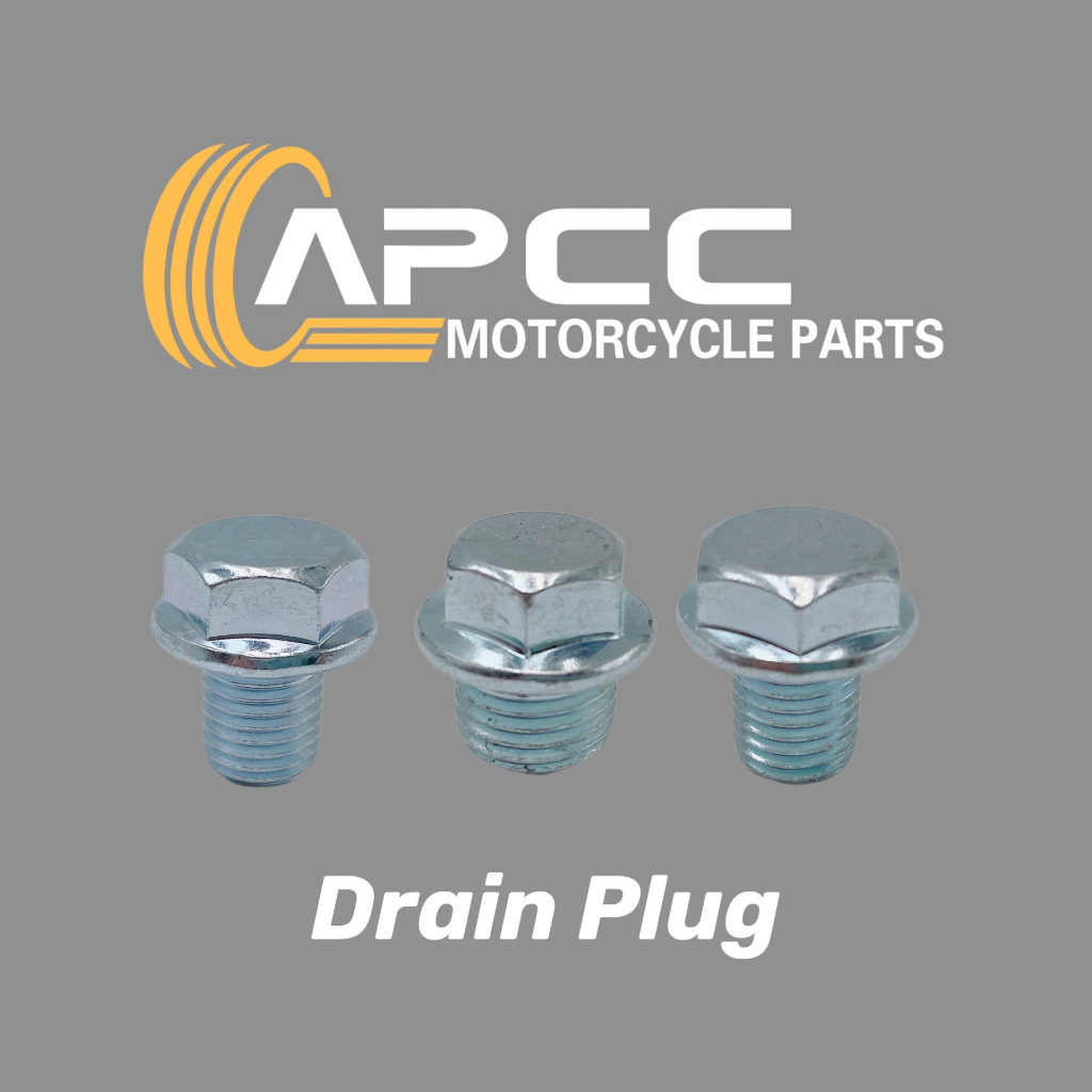 MOTORCYCLE PARTS DRAIN PLUG FOR WAVE125,WAVE100,XRM,GY6,BARAKO | Shopee ...