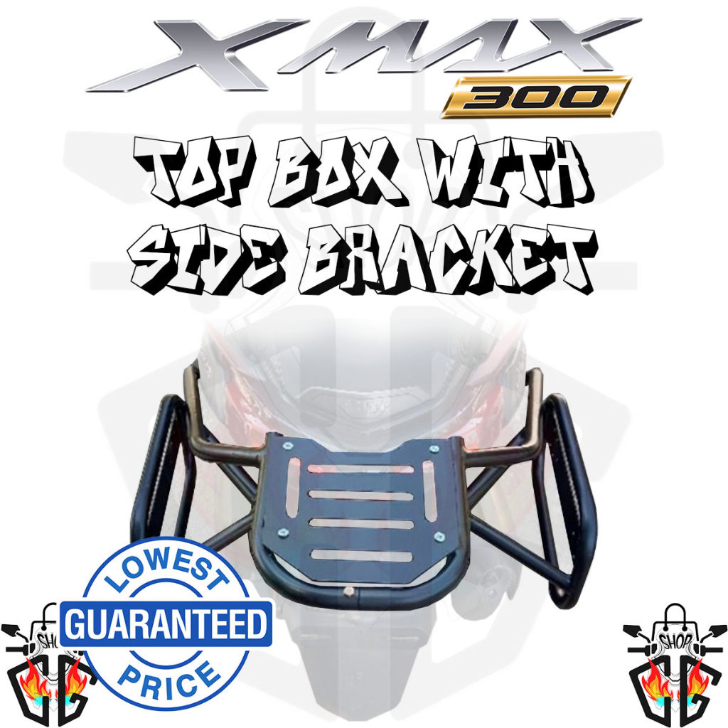 XMAX 300cc ( v1 - v2 ) - Top Box with Side Bracket Heavy Duty by ...