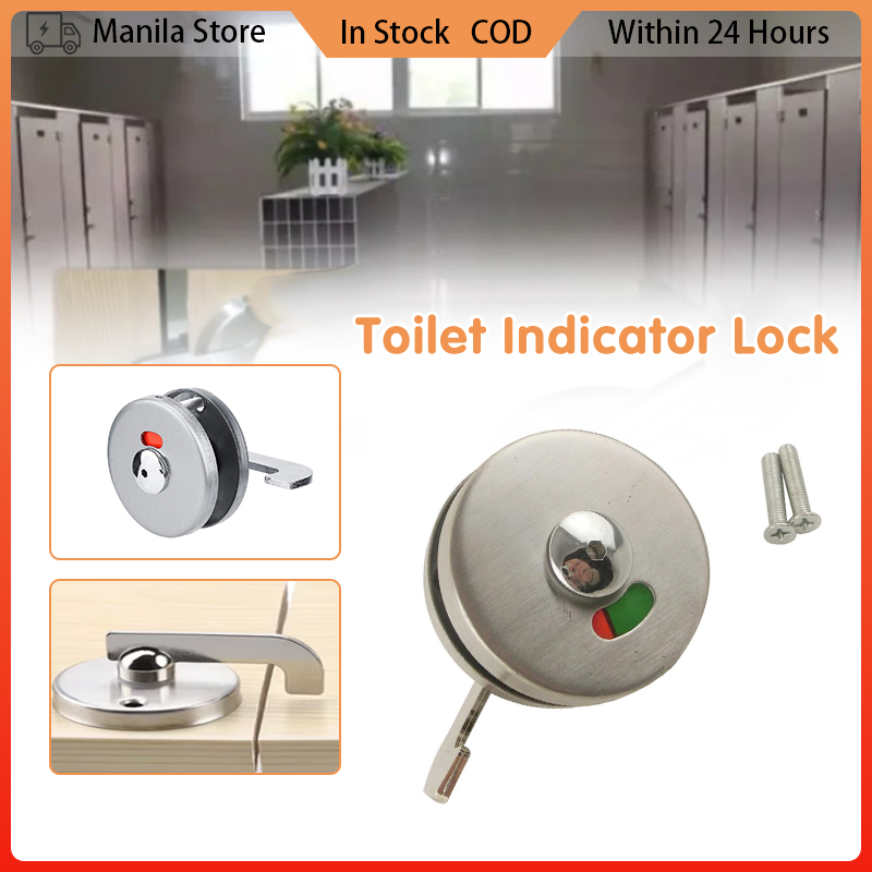 Public Toilet Partition Lock Privacy Area Indicator Lock For Bathroom ...