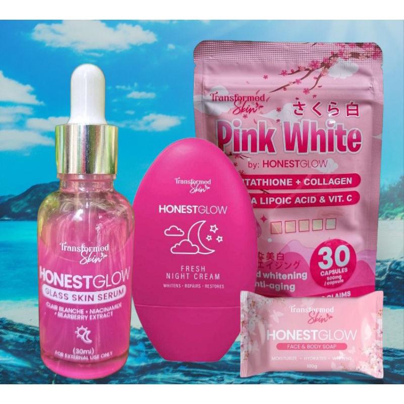HONEST GLOW PINK COMBO with free kojic | Shopee Malaysia