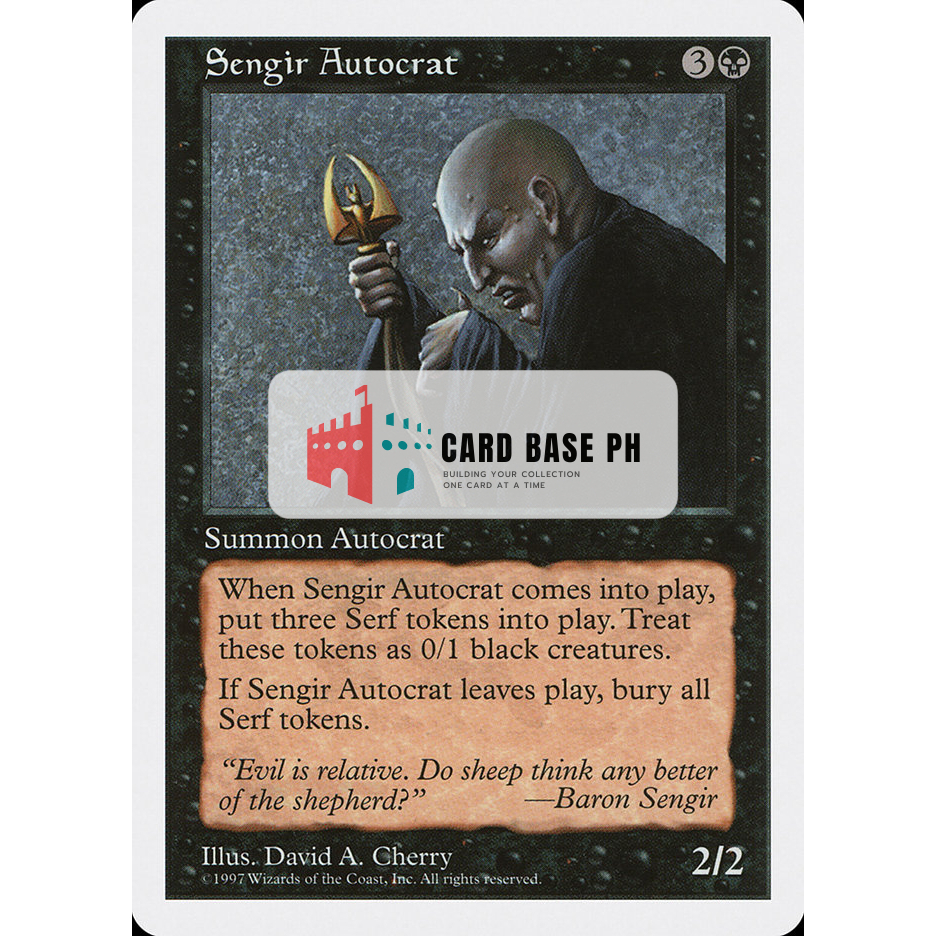Sengir Autocrat - Magic the Gathering Trading Card | Shopee Malaysia
