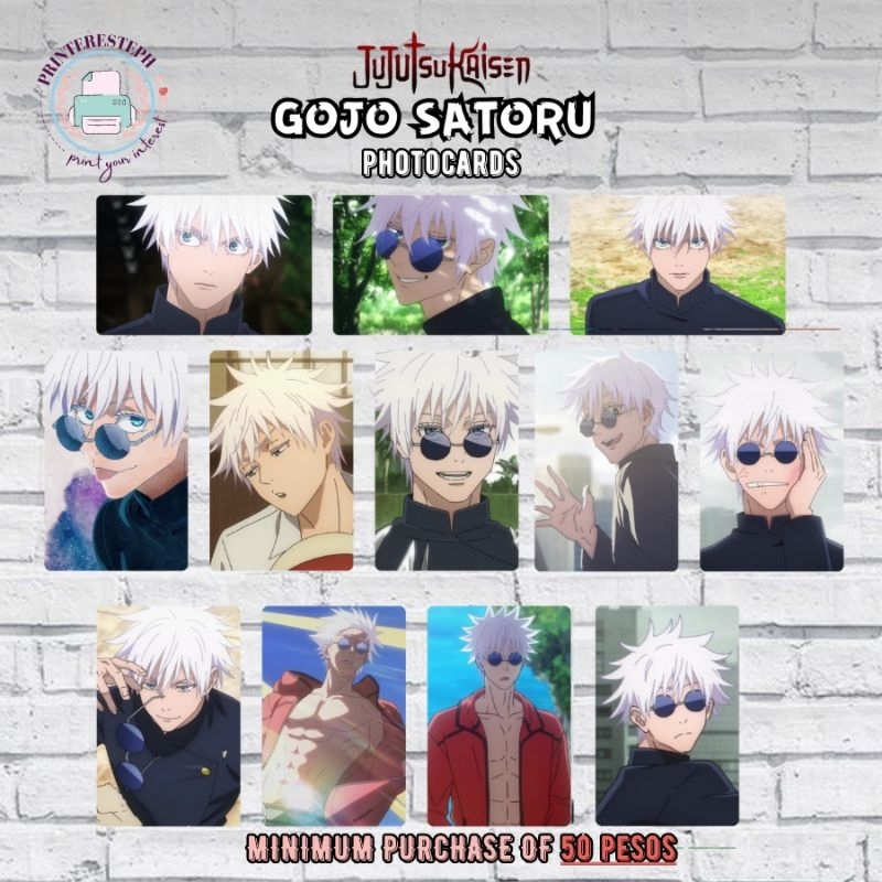 SET 3: GOJO SATORU Photocards Set (12 pcs.) || Jujutsu Kaisen Season 2 ...