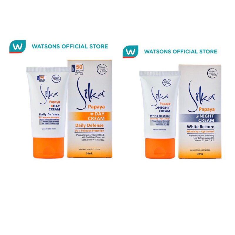 Silka Papaya Cream (nightcream & day cream) 30ml | Shopee Malaysia
