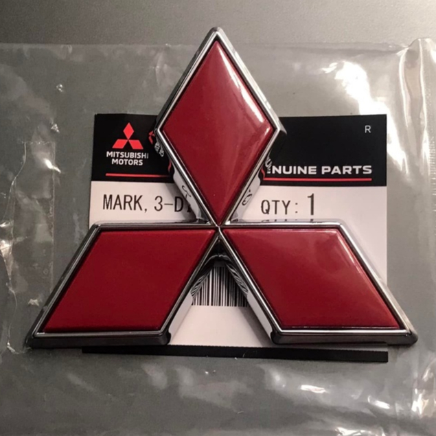 lancer evo 6 rear diastar diamond star red emblem mitsubishi | Shopee ...