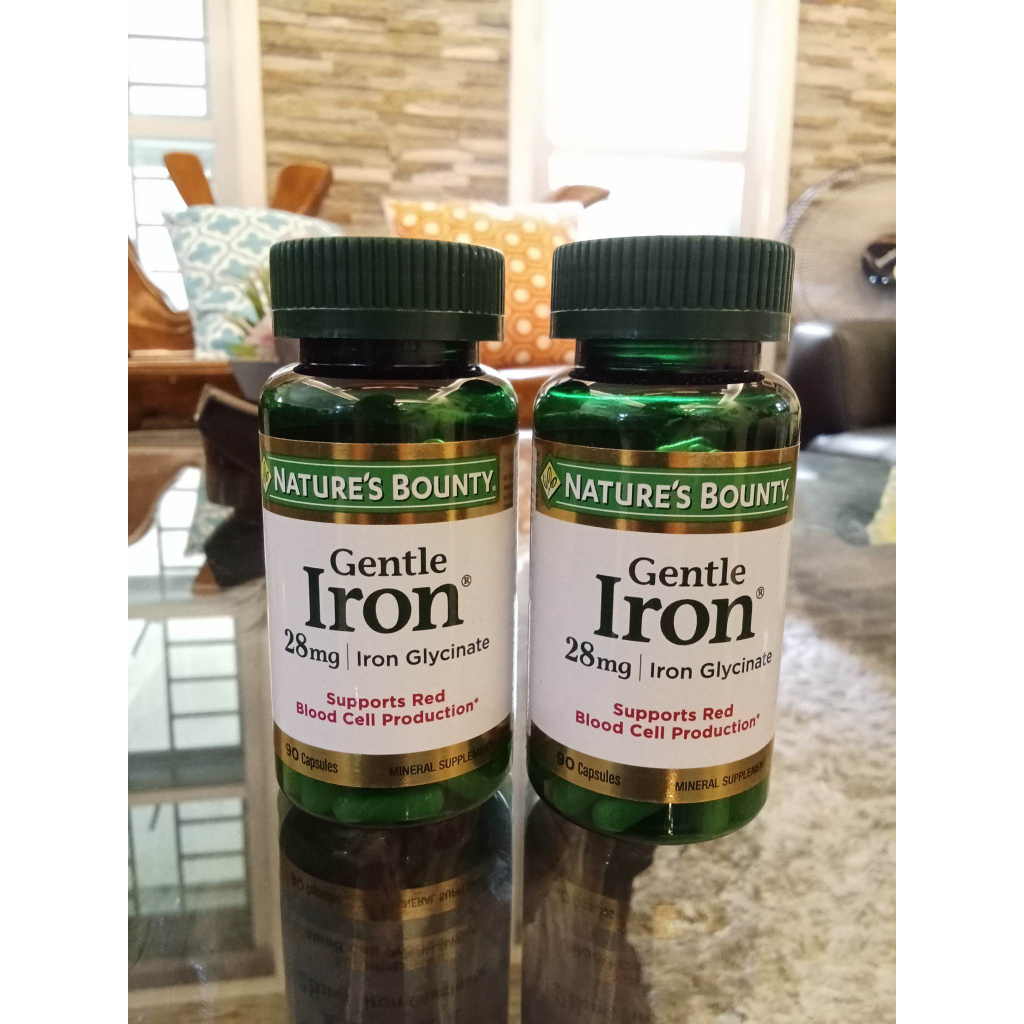 NATURES BOUNTY GENTLE IRON 28mg | Shopee Malaysia