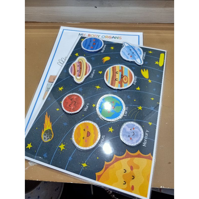 Planets A4 Velcro activity | Shopee Malaysia