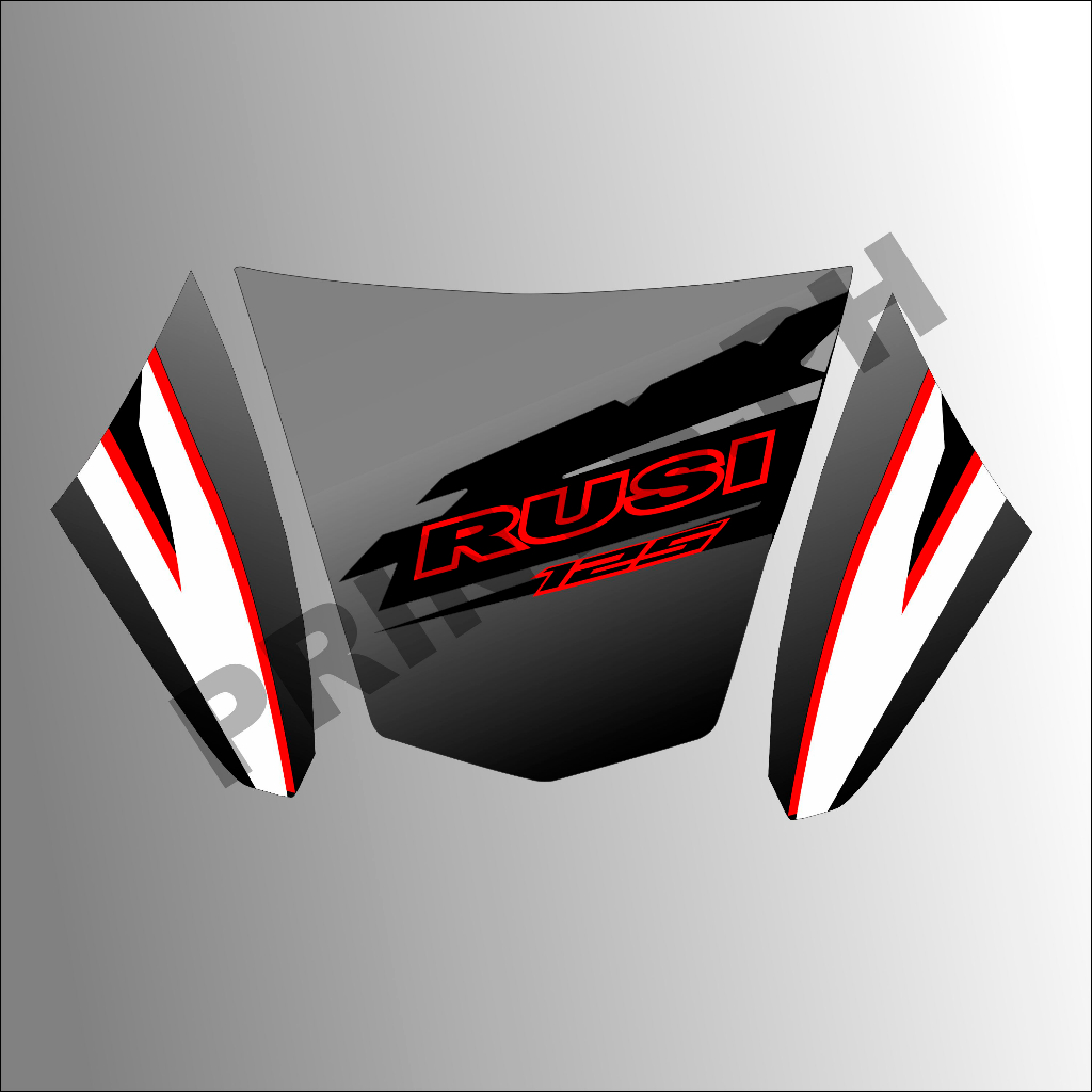 RUSI TC COWLING DECALS STICKER | Shopee Malaysia