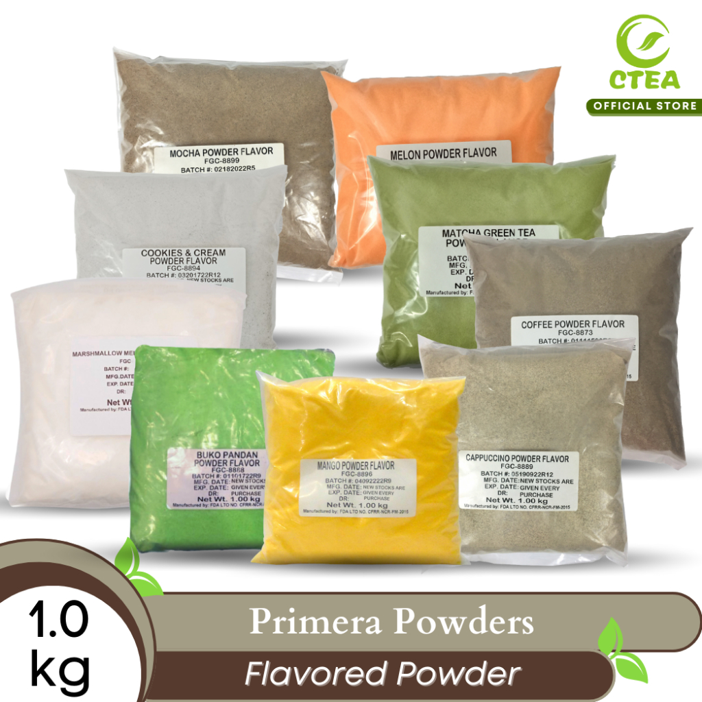 Primera Powder (1 kg) Shake/ Milk Tea Frap/ Primera/ Flavor Powder ...