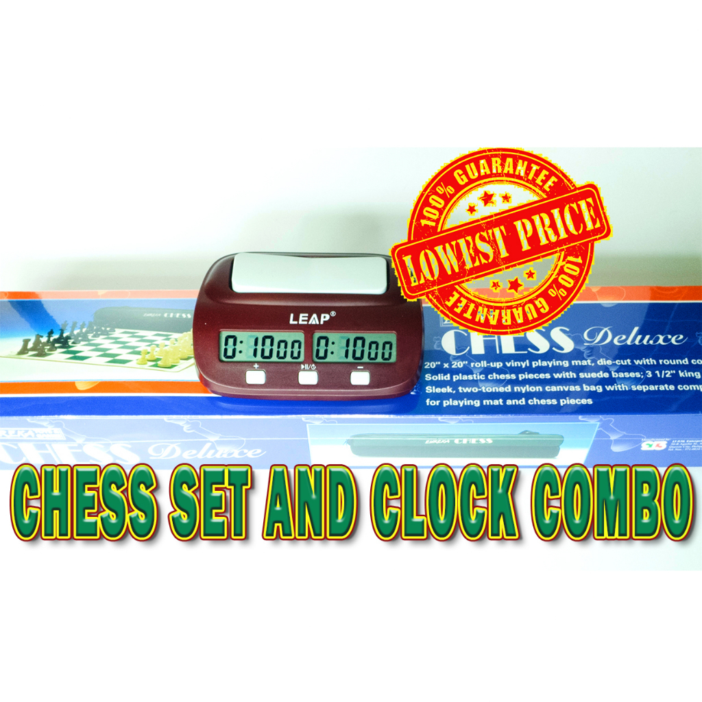 EUREKA CHESS & LEAP CHESS CLOCK COMBO!!! PRODUCT! CHESS SET | CHESS ...