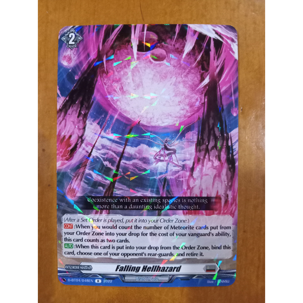 CFV Falling Hellhazard R D-BT04 Brandt Gate Cardfight Vanguard English | Shopee Malaysia