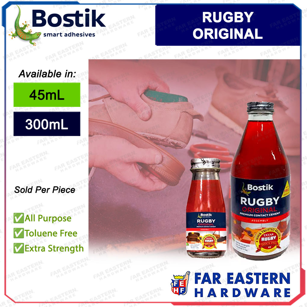 BOSTIK Rugby Premium Contact Cement 45mL | 300mL | Shopee Malaysia