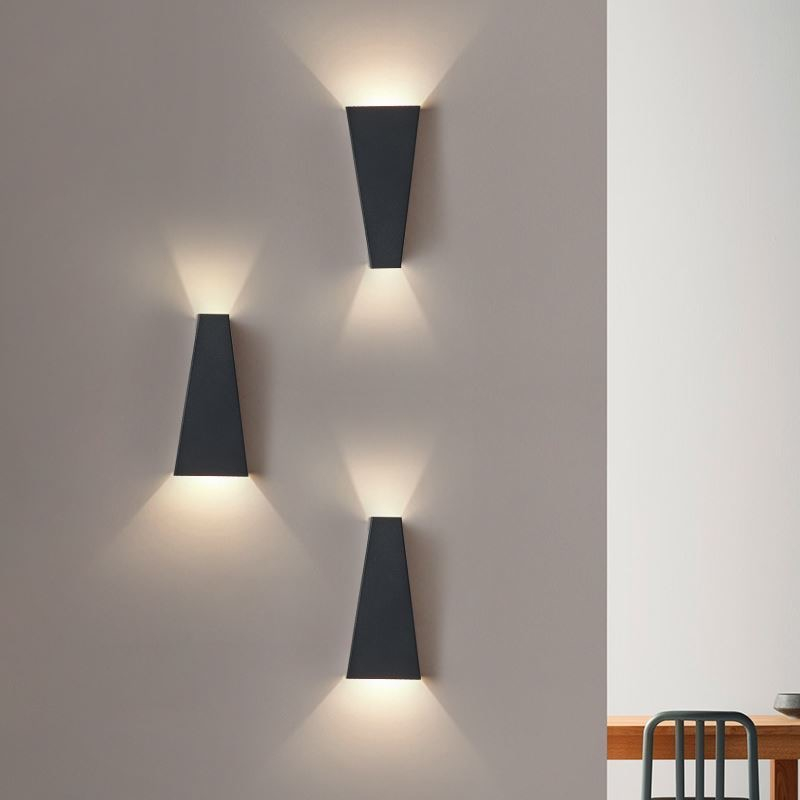 LED wall lamp 12W, upper and lower lights, indoor living room, bedroom ...