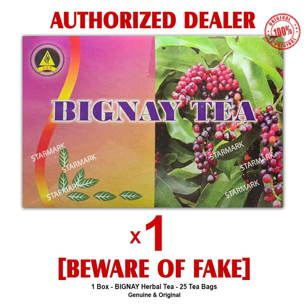 BIGNAY Tea 30's Old Packaging, 20's New Packaging AUTHENTIC - 1 Box ...