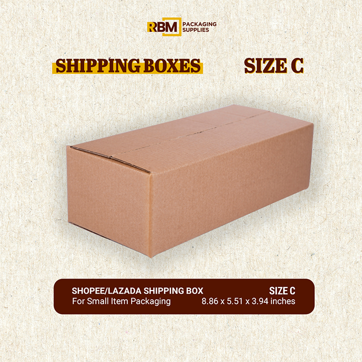 Shopee Shipping Boxes (SMALL) | Corrugated Box | Size C (1PC) | Shopee ...