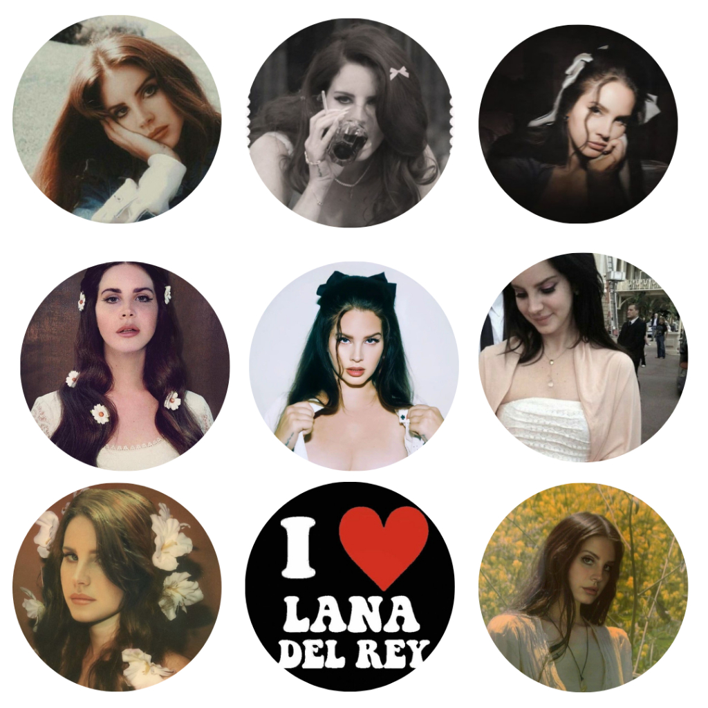 Lana Del Rey Button Pin/ Tin plate pin/ Iconic aesthetic/ Customize Pin | Shopee Malaysia