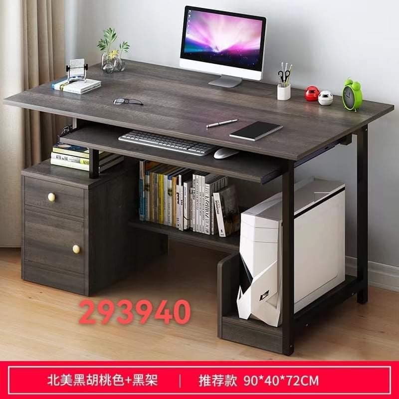 B2714 Multifunction Computer Desk Wood PC Table Study Table Working ...