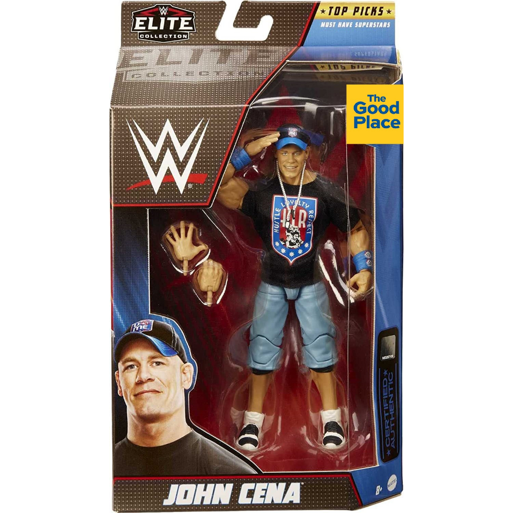MATTEL WWE Elite Collection John Cena with Entrance Shirt and ...
