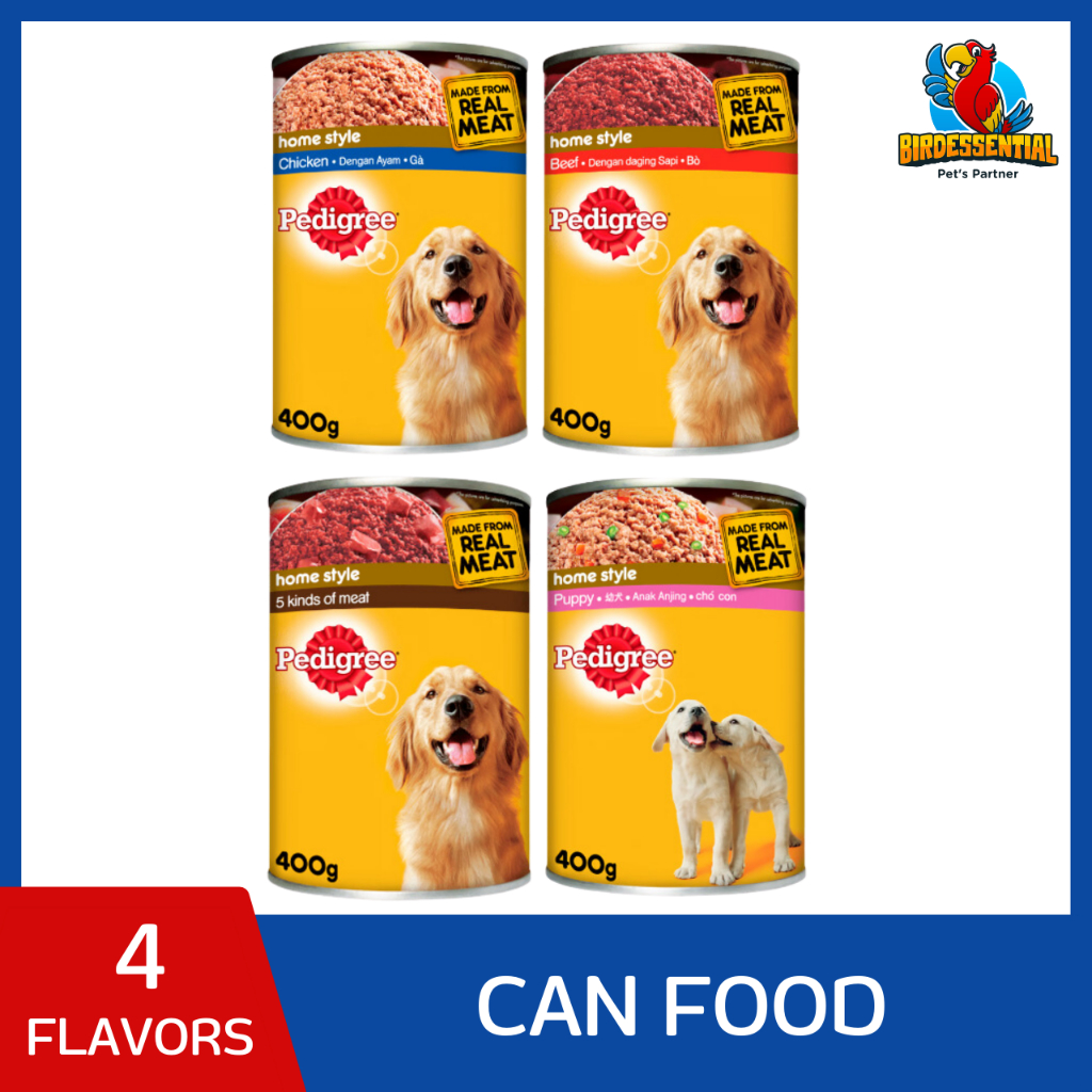 Pedigree Dog Food - Wet Dog Food in Can 400g (6 Pieces) | Shopee Malaysia