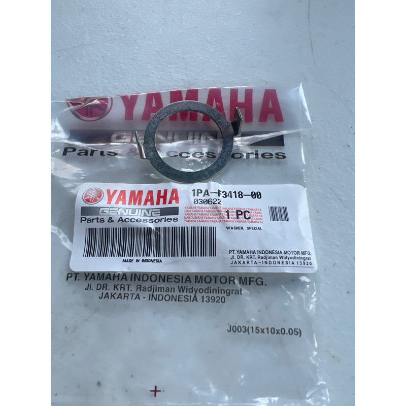 1PA-F3418-00 T-POST NUT WASHER/SPECIAL WASHER MXI125/AEROX/NMAX ...