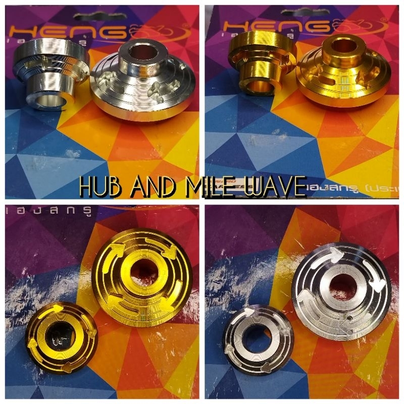WAVE 125 HUB AND MILE | Shopee Malaysia