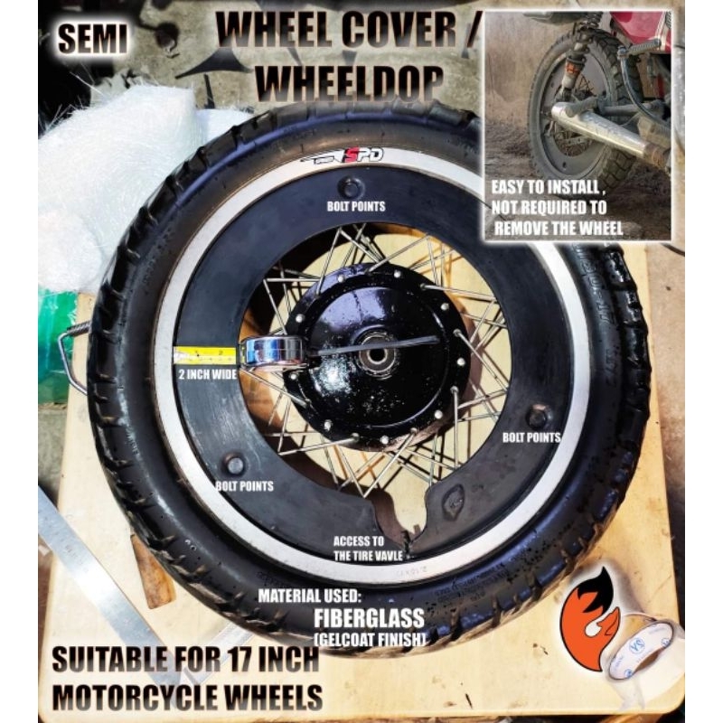 17" Wheel Cover/WheelDop[SEMI] | Shopee Malaysia