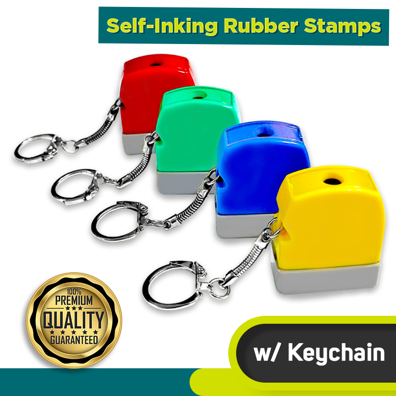 (Blanks) 35*40mm Printable Photosensitive Self-Inking Key Chain Stamp ...