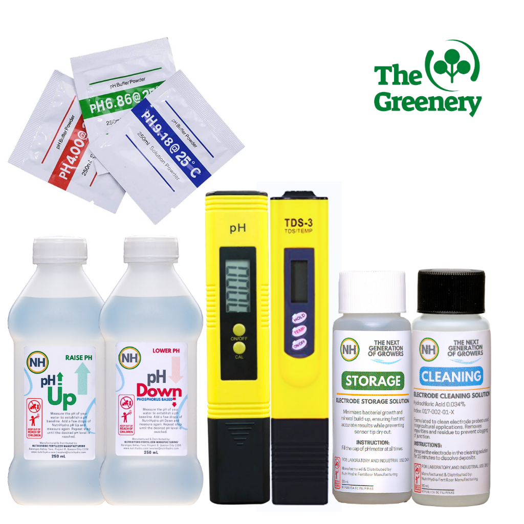 pH +TDS meter + water pH Adjuster, pH Probe Cleaner and Calibration ...