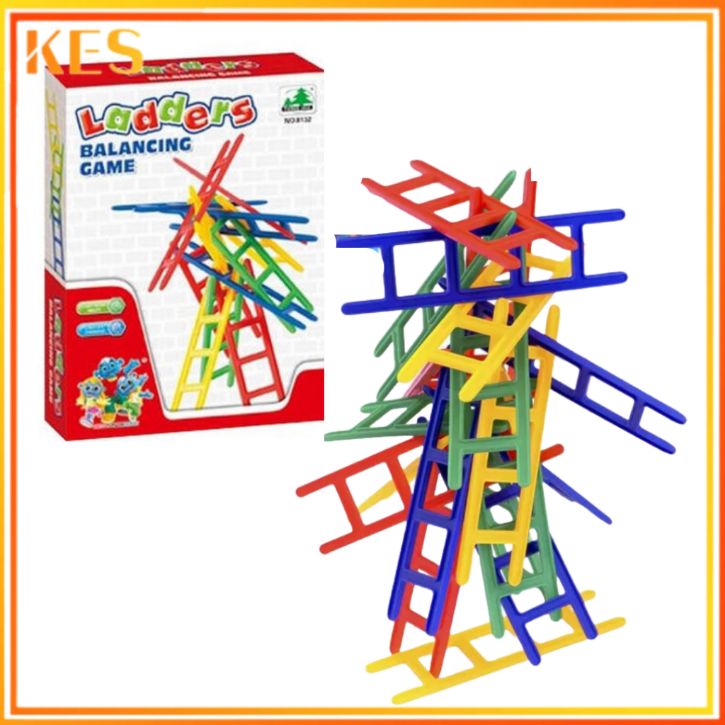 Balance Board Game "The Ladder" 20 Stairs/Family Game Ladder Balancing Game | Shopee Malaysia