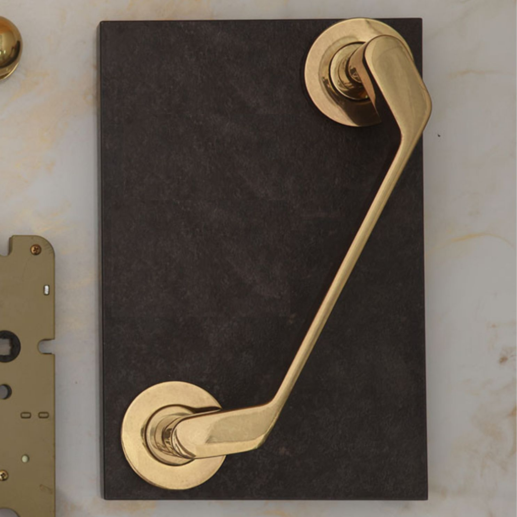 Back-To-Back Solid Brass Entrance Door Cabinet Handle (Gold) Classy ...