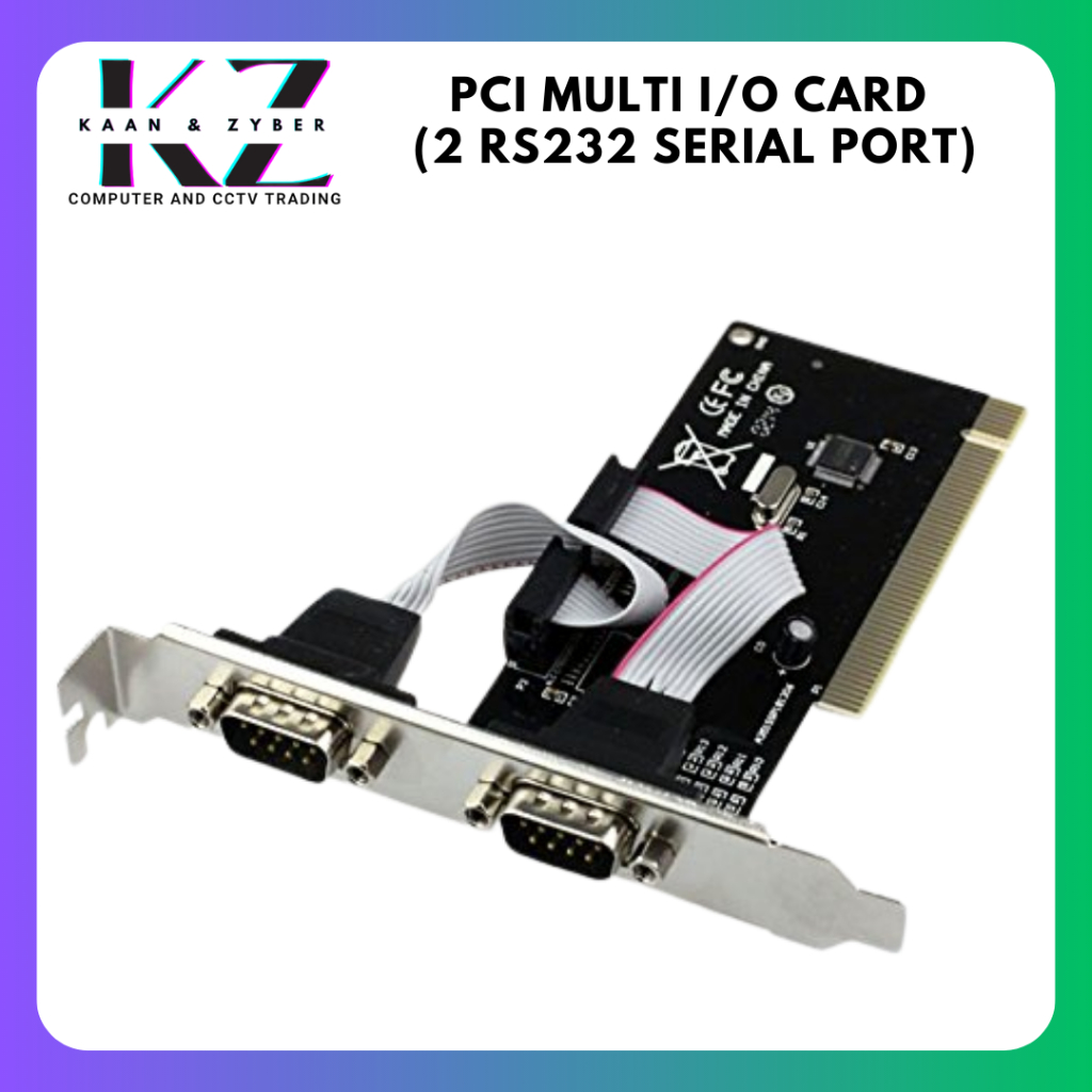 PCI MULTI I/O CARD (2 RS232 SERIAL PORT) | Shopee Malaysia