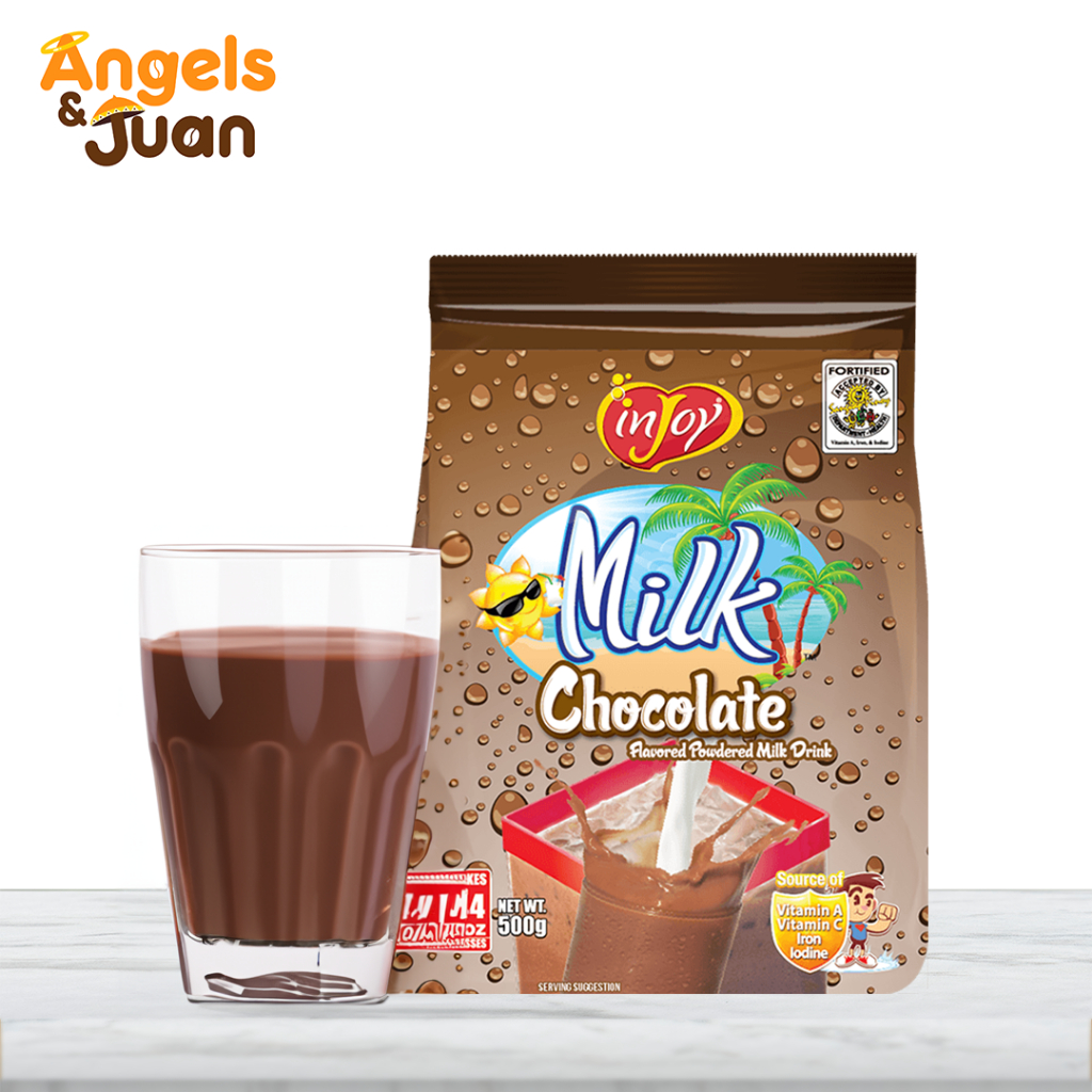 InJoy Milk Chocolate Flavored Powdered Milk Drink Palamig 500g | Shopee ...