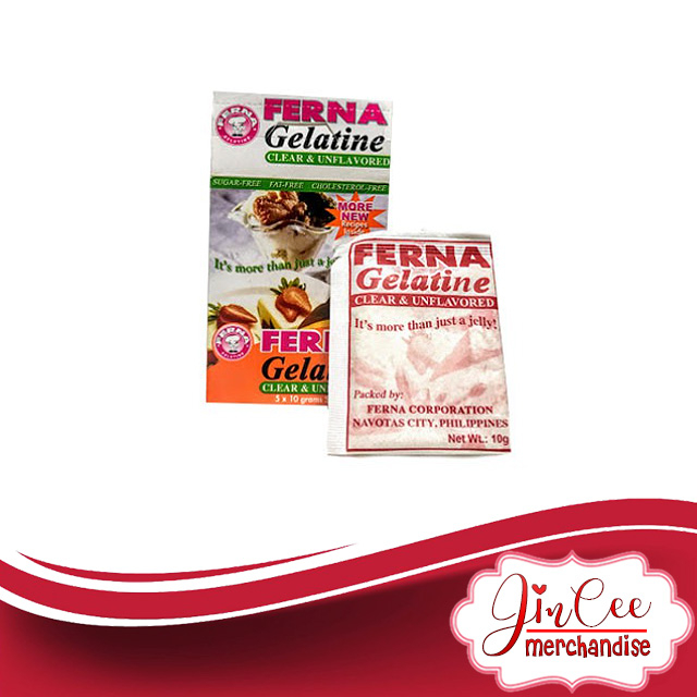 Ferna Gelatine Powder 10g (Clear and Unflavored) | Shopee Malaysia